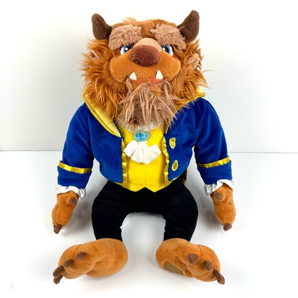 Disney | Toys | Disney Store Beauty The Beast The Beast Soft Plush ...